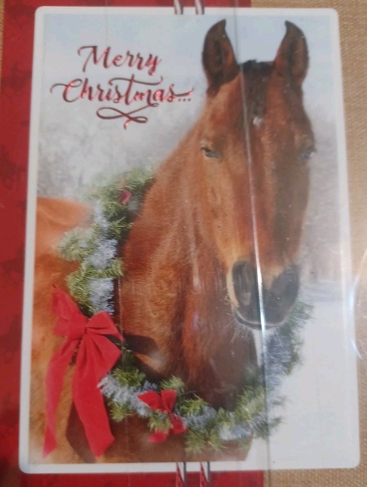 HORSE LOVERS! BEAUTIFUL RELIGIOUS INSPIRATIONAL CHRISTMAS CARD by ...