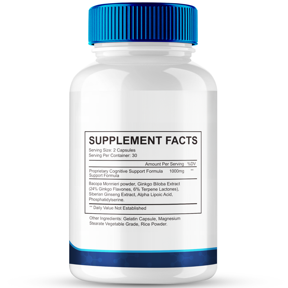 (5 Pack) MemoGenesis Capsules, Memo Genesis Brain Health Support ...