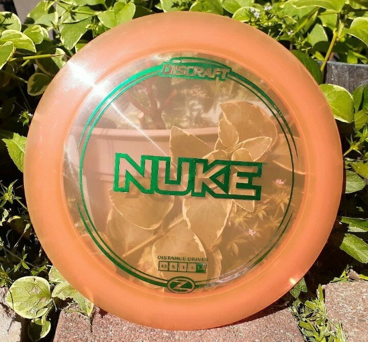 Z NUKE 175-176 Discraft OVERSTABLE Distance Driver, DISC GOLF -Orange ...