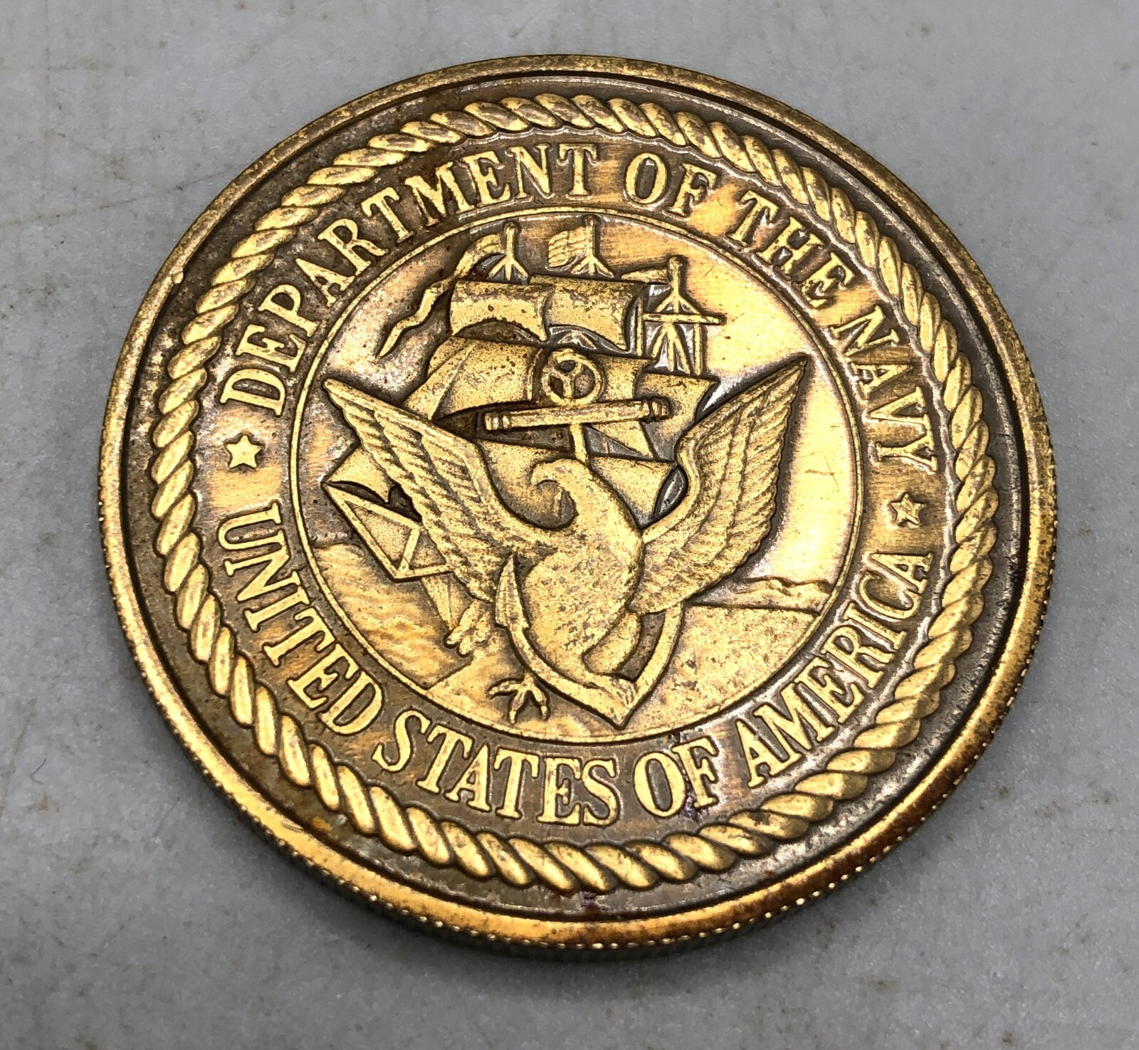 US Department Of The Navy Region Northeast Commander USN Challenge Coin ...