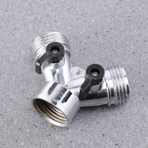 2 Way Water Hose Connector Pipe Splitter Brass 2 Way Connector | eBay