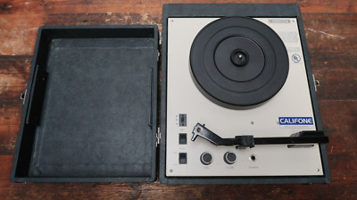 Califone 1010AV Portable Classroom Record Player (Needs Repair) | eBay