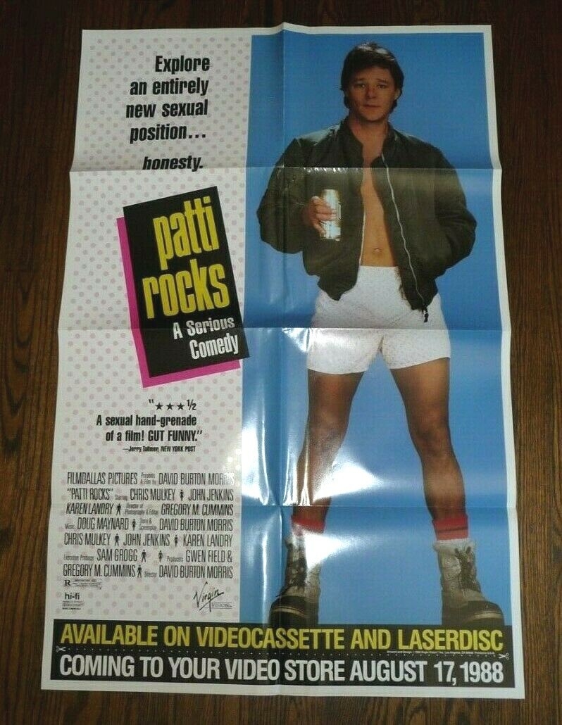 RARE Original Vintage Home Video VHS Indie Movie Poster PATTI ROCKS ...