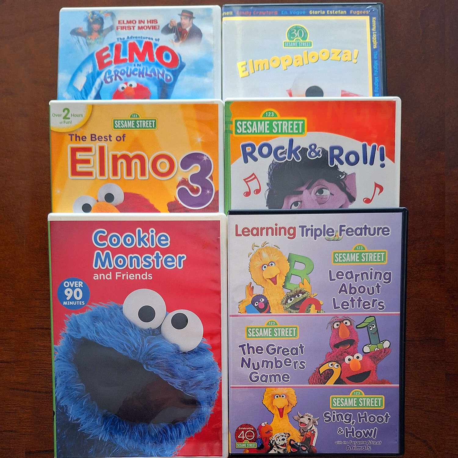 Sesame Street 6 DVD lot: Best of Elmo, | Grelly USA