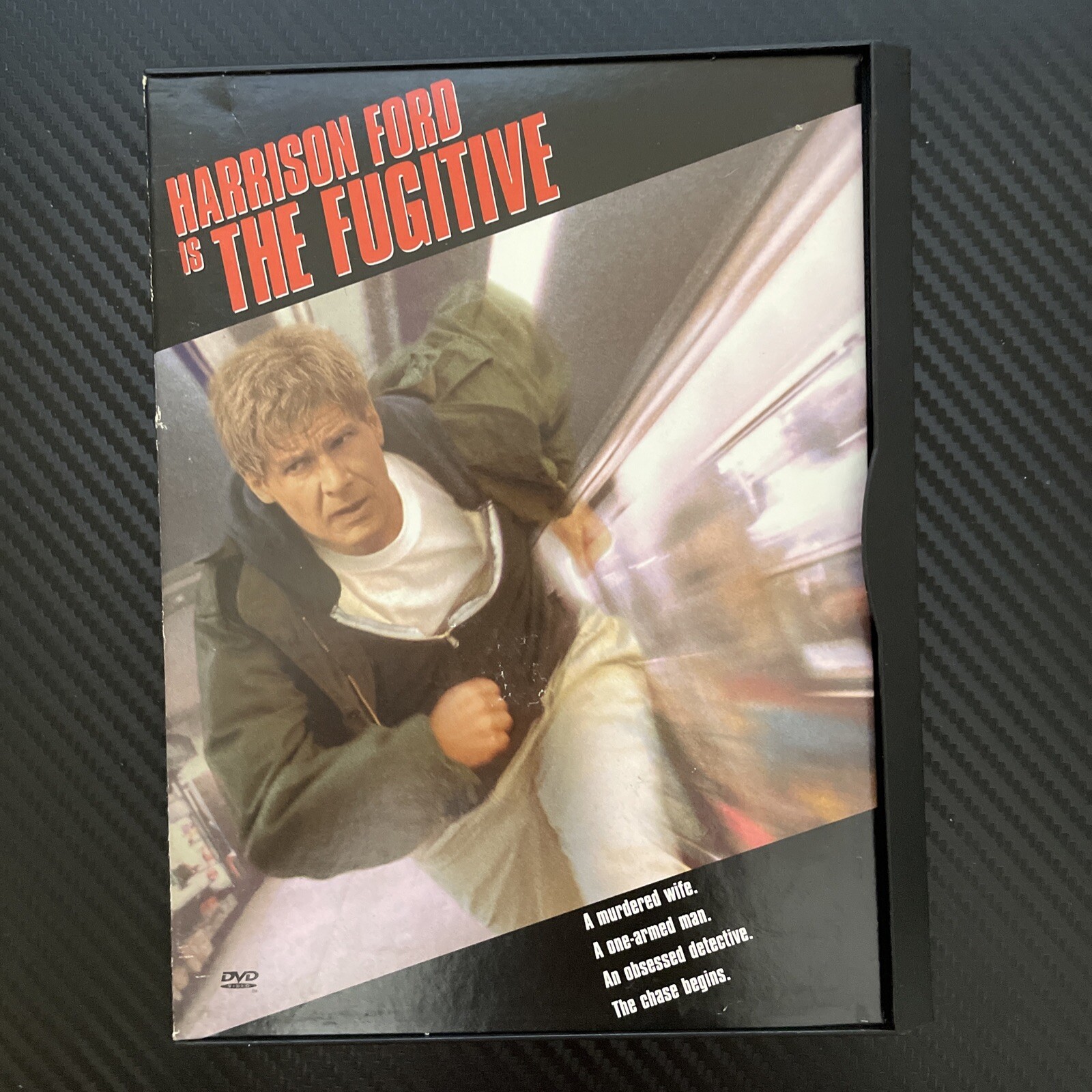 The Fugitive (DVD, 1993, snap case) Harrison Ford Tommy Lee Jones ...