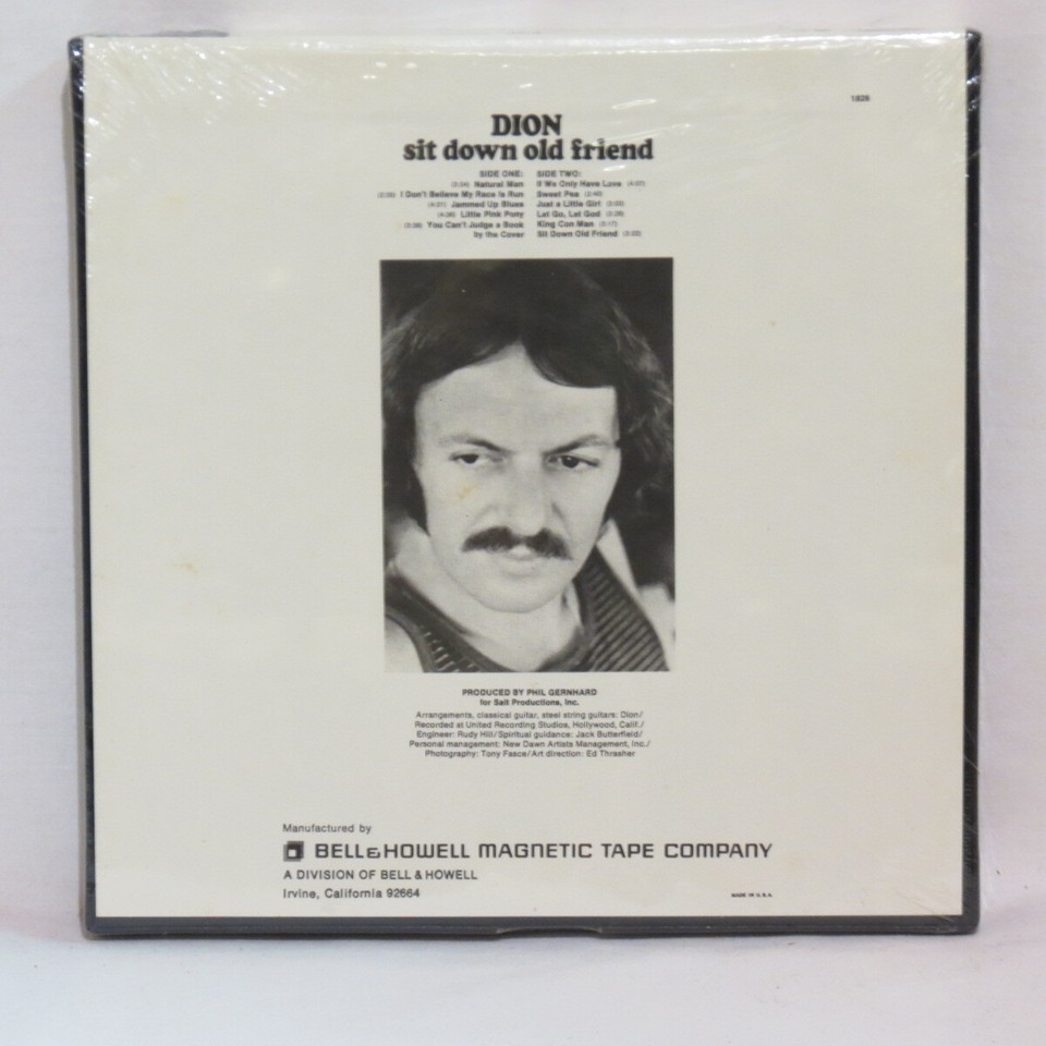DION – Sit Down Old Friend 1970 R2R reel tape 3 ¾ ips - FACTORY SEALED ...