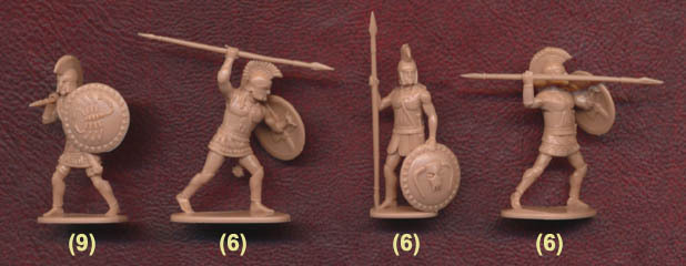 Zvezda 1/72 8068 Spartans Full-Time Soldiers at 5th BCE (41 Figures, 12 ...