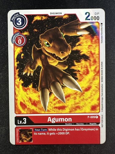 2020 Digimon CCG P-009 P Agumon Promo NM | eBay