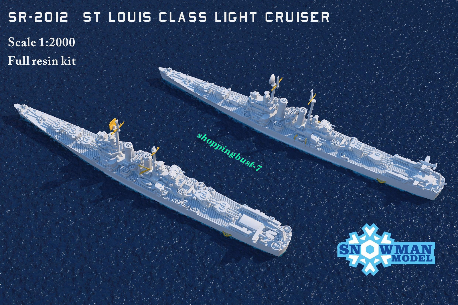 Snowman SR-2012 1/2000 St Louis Class Light Cruiser Model Kit | eBay