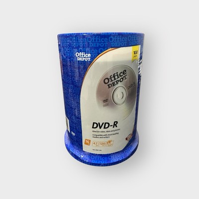 Office Depot DVD-R CDs Pack 100 | eBay