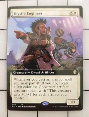 MTG 1x Digsite Engineer Commander 2021 EXTENDED ART | eBay