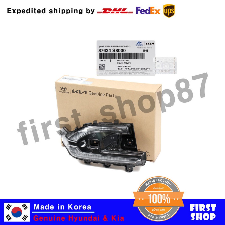 GENUINE LAMP ASSY-OUTSIDE MIRROR, RH 87624S8000 for Hyundai Palisade ...