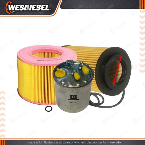 Wesfil Oil Air Fuel Filter Service Kit for Mercedes Benz C200 W204 2.1 ...