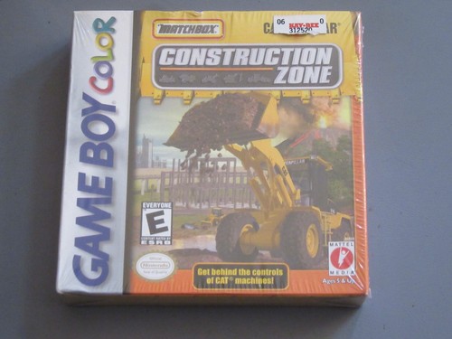 GBC Gameboy Color CONSTRUCTION ZONE Sealed Game Boy Nintendo Box ...