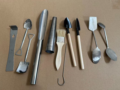 Sand Casting Mold Foundry Tools Spoon Cope Drag Sprue Former Flask Mold ...