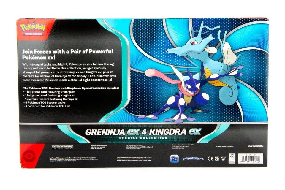 Pokemon Trading Card Game Greninja ex and Kingdra ex Special Collection ...