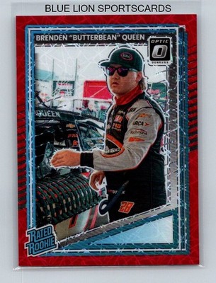 2025 Donruss Optic Nascar Red Velocity #95 Brenden Butterbean Queen 116 ...