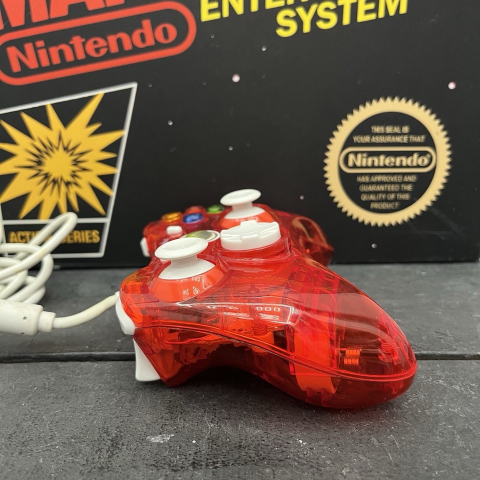 Rock Candy Red Translucent USB Wired Xbox 360 Controller PL-3760 VGC ...