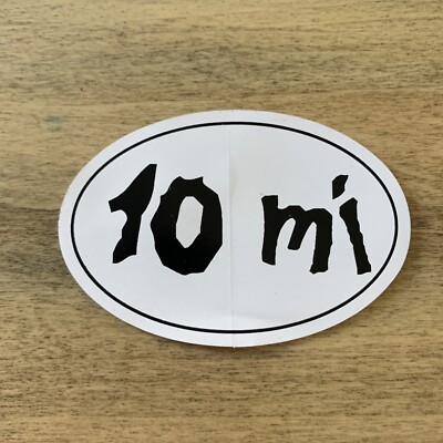10 Mile Sticker Flint CRIM | eBay