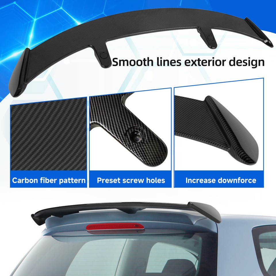 For Ford Flex 2009-2019 Carbon Fiber Look 52" Rear Roof Trunk Spoiler ...