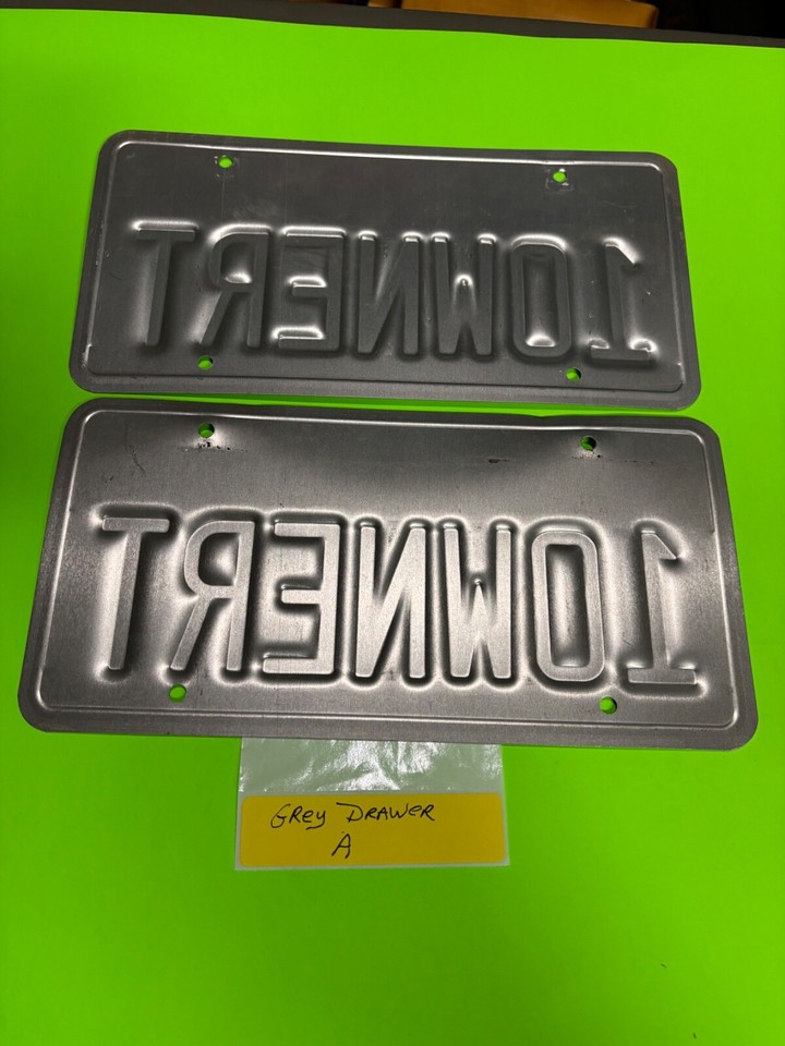 California YOSEMITE "1OWNERT" License Plates Pair Used FORD MODEL T | eBay