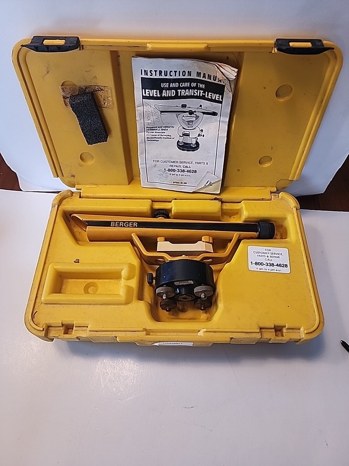 Berger Instruments Transit Model 135 with Case and Instructions | eBay