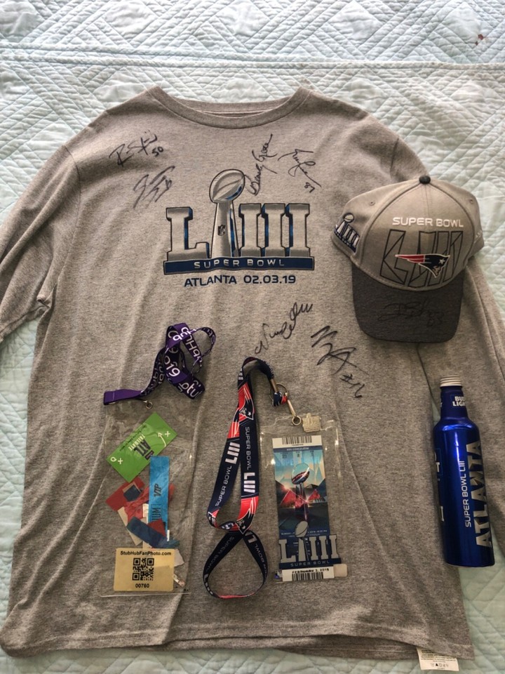 2019 Super Bowl 53 LIII Ticket Patriots ,Rams ,Tom Brady ,Edelman Lot ...