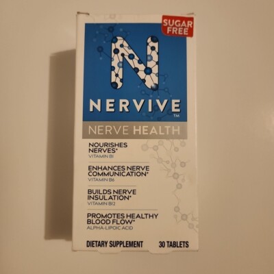 Nervive Nerve Health Dietary Supplement 30 Tablets Exp 2025 ...