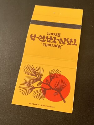 Vintage Missouri Matchbook: “Marriott's Tan-Tar-A Resort” Osage Beach ...