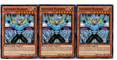 Yugioh- 3X Lightray Madoor - Common - 1st Edition - REDU-EN082 - Near ...