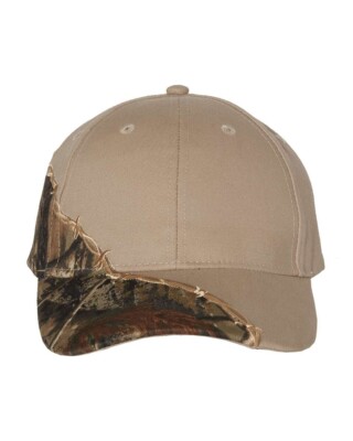 Realtree Camo & Khaki Barbed Wire 6-Panel Hat Cap, Camouflage | eBay