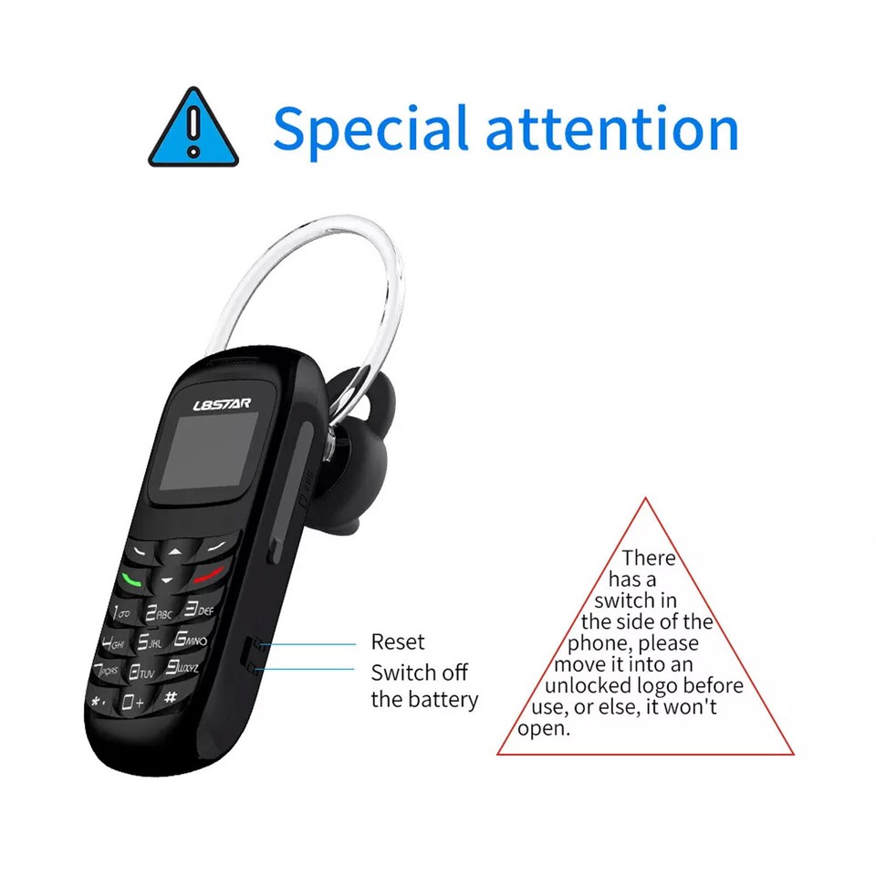 L8STAR BM70 Mini Cell Phone Telephone Bluetooth Dialer GSM Smart Phone ...