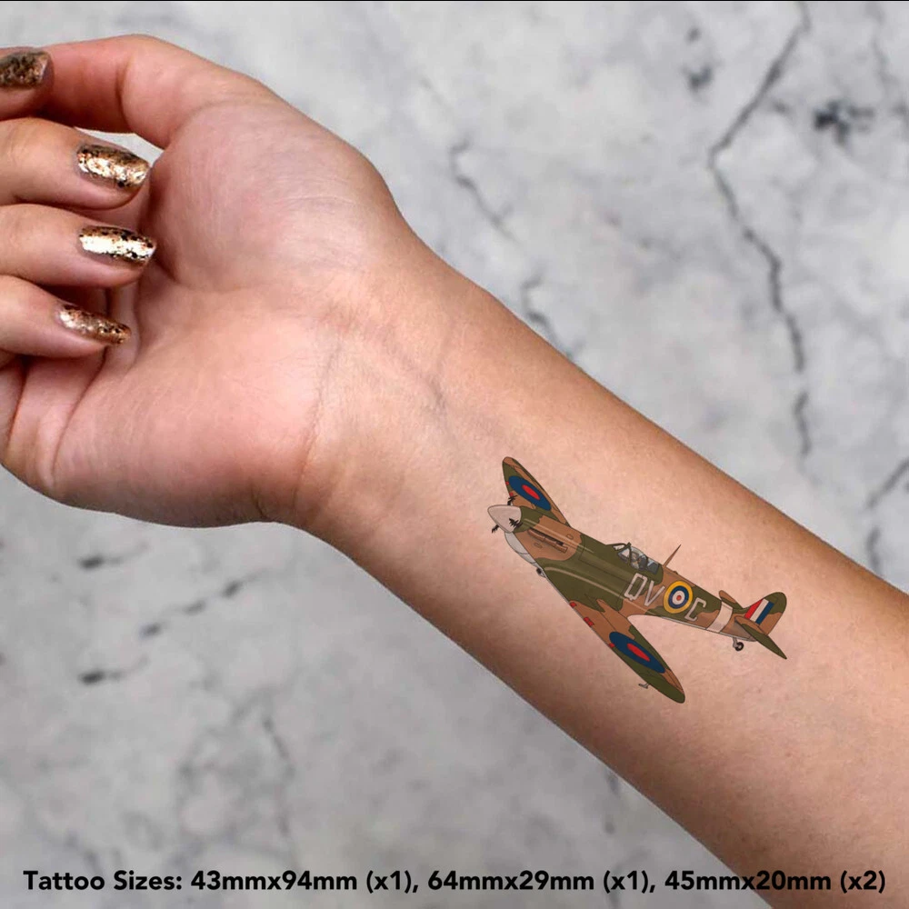 Tatuaje Del Logotipo De Spitfire