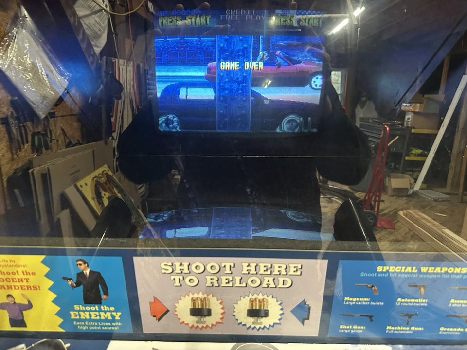 Konami Lethal Enforcers Arcade Shooting Game *Read Listing *WILL SHIP ...