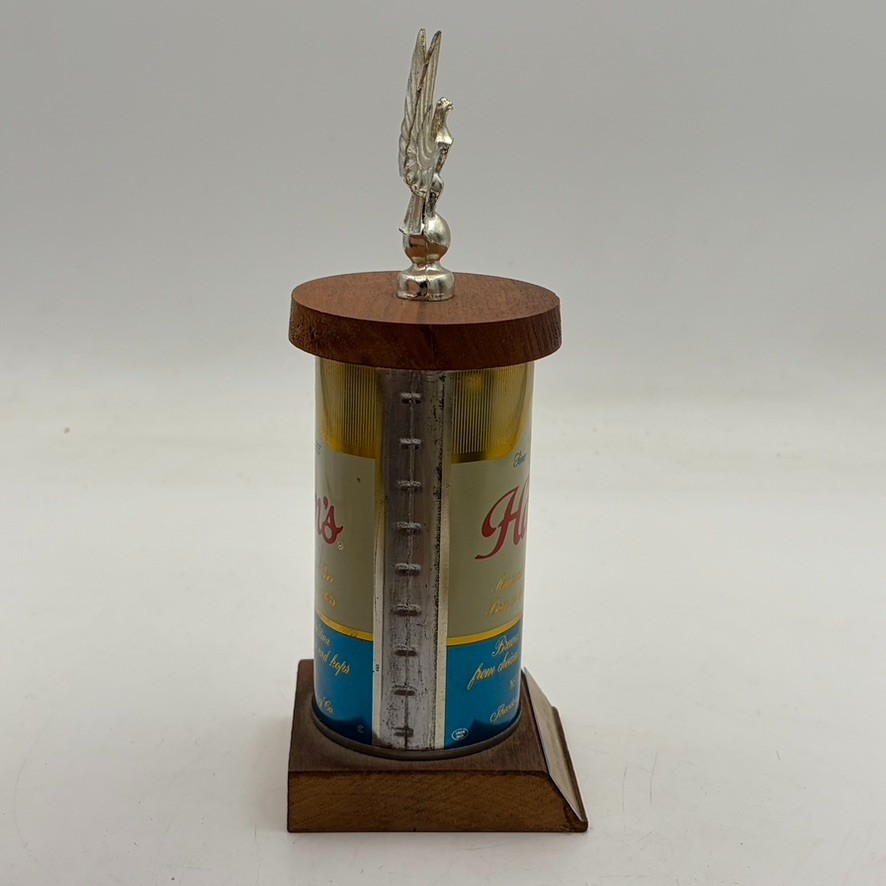 VTG HAMM'S BEER CAN DRINKING TEAM DISPLAY Trophy Folk Art Rare ...