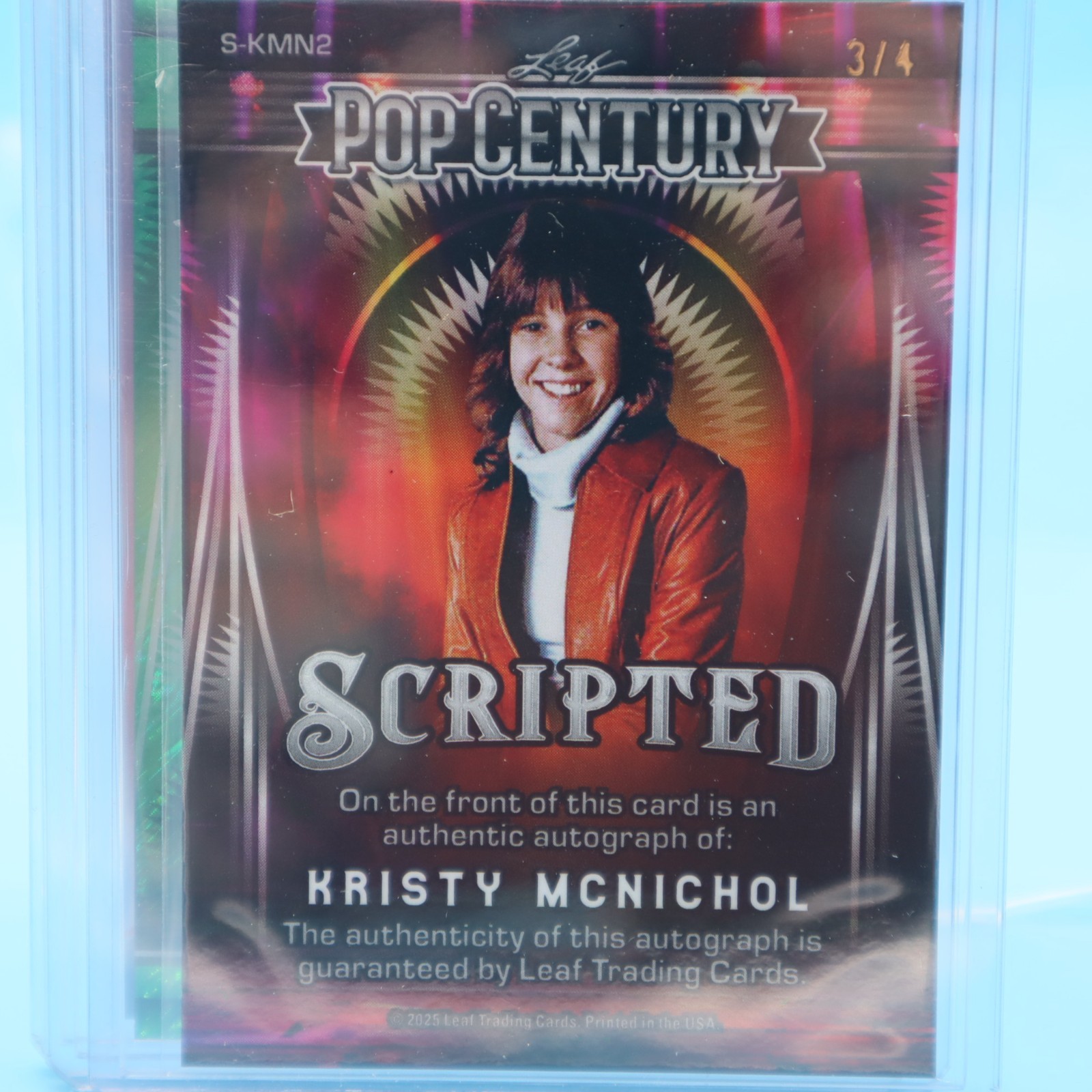KRISTY MCNICHOL Auto 2025 Leaf Metal Pop Century #3/4 ACTOR ACTRESS | eBay