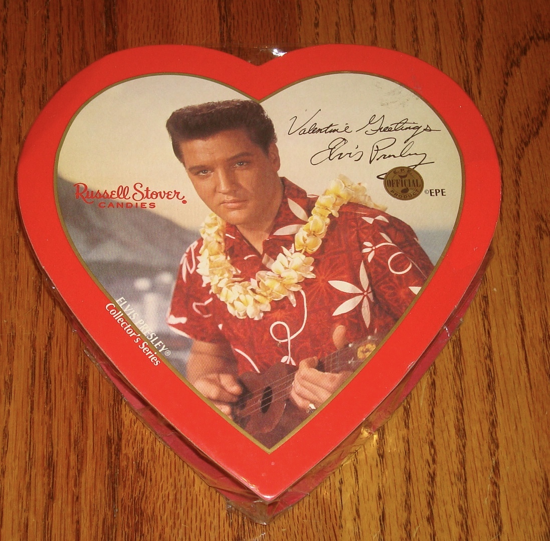 Elvis 2 Boxes of Valentine Candy in Heart-Shaped Box | eBay