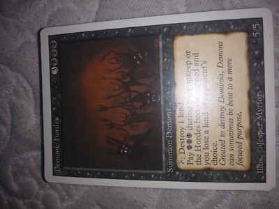 Demonic Hordes Mtg Magic The Gathering | eBay