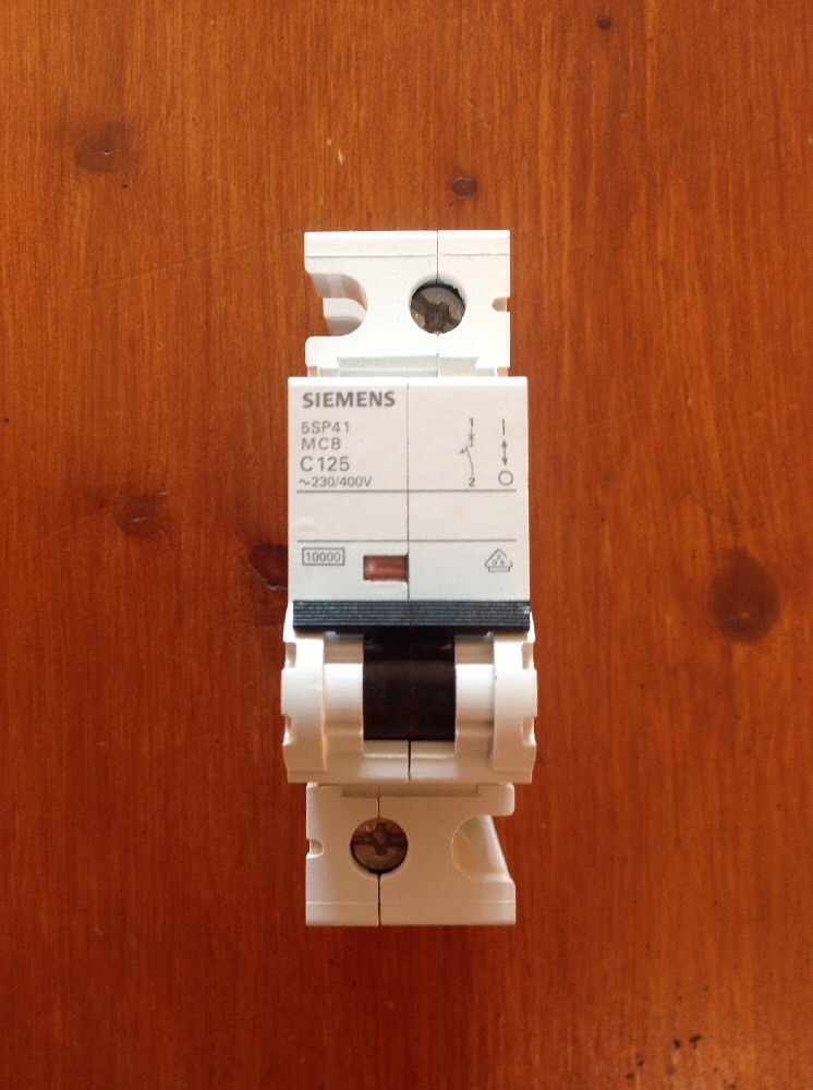 Siemens - 5SP41 92-7 -mcb - C125 - 125 Amp - C-Type - 10 ka - circuit ...