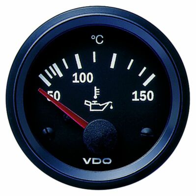 VDO OIL TEMP GAUGE ELECTRIC 50 - 150c 12V | eBay Australia