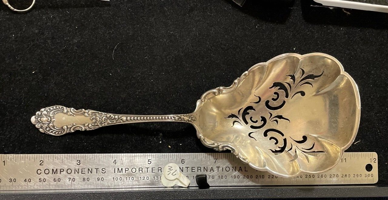 JB & SM KNOWLES Apollo A. Stowell & Co. Sterling Silver Serving Spoon ...