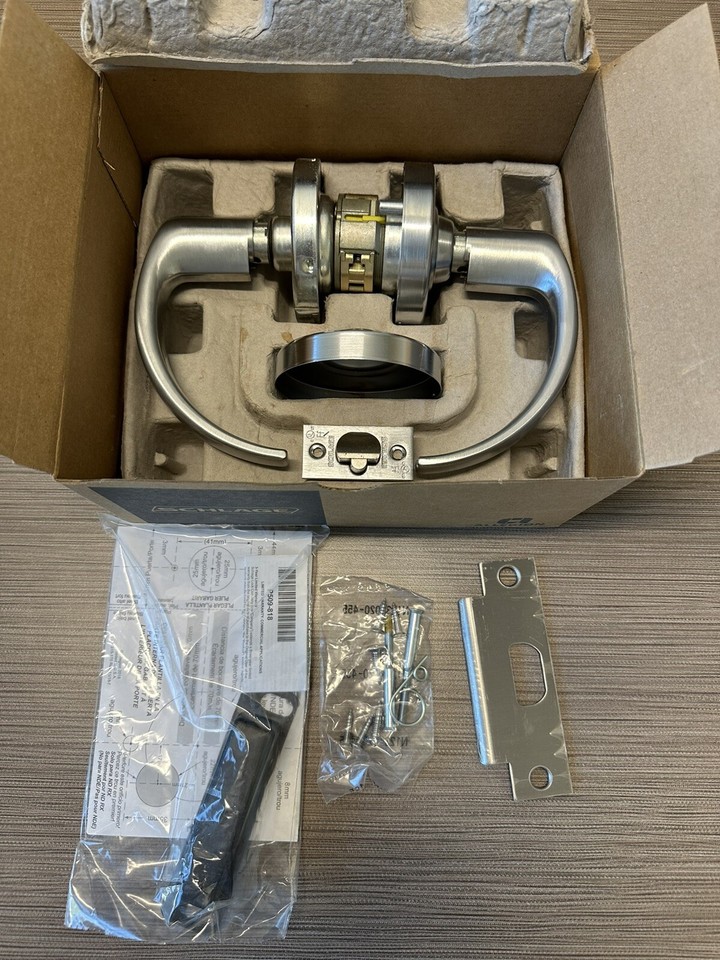 Schlage ND70PD-SPA-626 Classroom Function Lockset, Less Lock Cylinder ...