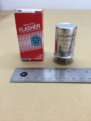 Wagner 550 3 Terminal Thermal Flasher 12V Turn Signal / Hazard ...