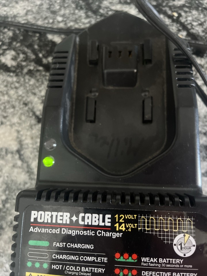 Porter Cable Advanced Diagnostic Battery Charger 12V-14.4V Tested - 1 ...