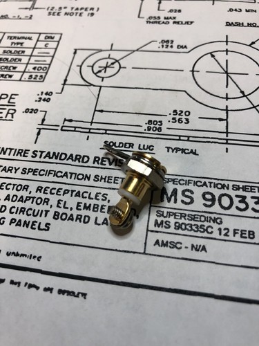MS90335-3 Gold Plated Electrical Connector | eBay