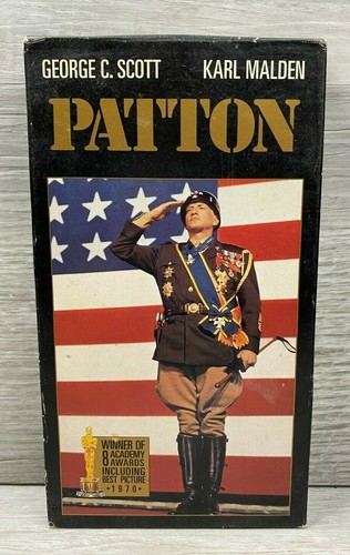 Patton (VHS 1998 Rated PG) George C Scott Karl Malden War D-Day 8 ...