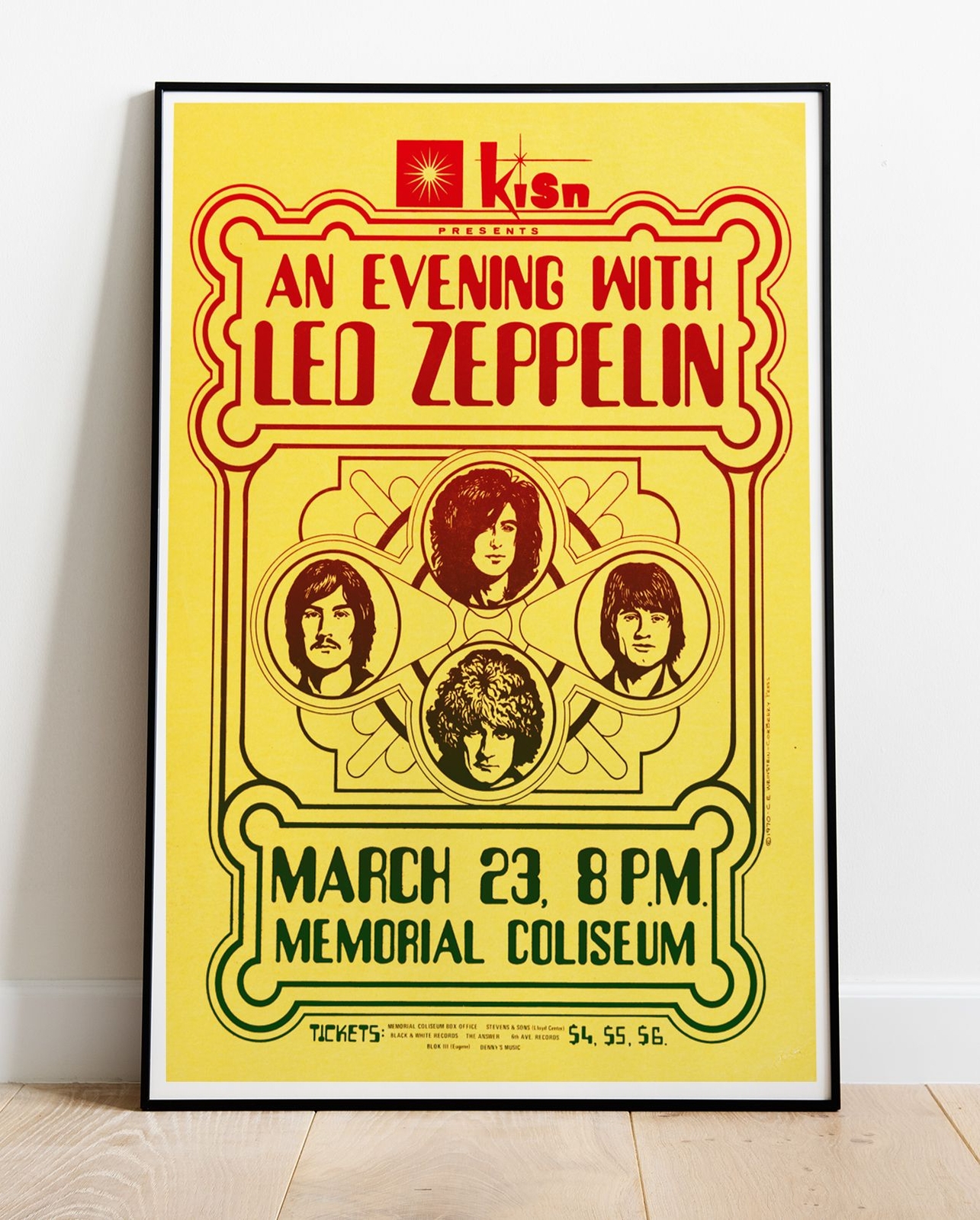 Led Zeppelin 1970 / XXL Poster - 36"x24" (#1488) | eBay