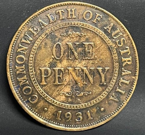 Australian - 1931 - Penny - London - Double Strike on 3 - KM#23 | eBay ...