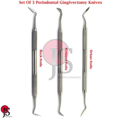 Dental Periodontal Knives Kirkland Orban Buck Knife Gingivectomy Tissue Surgery | eBay