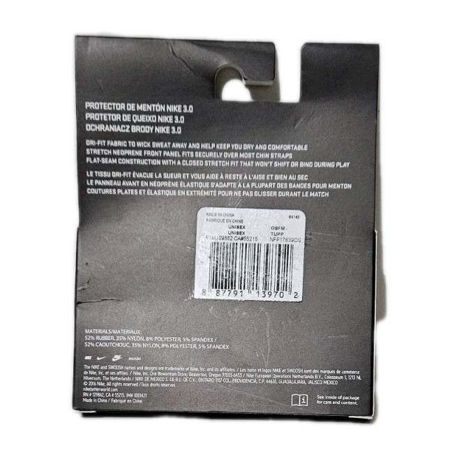 Nike Football Chin Shield 3.0 Vivid Pink White Breast Cancer Awareness ...